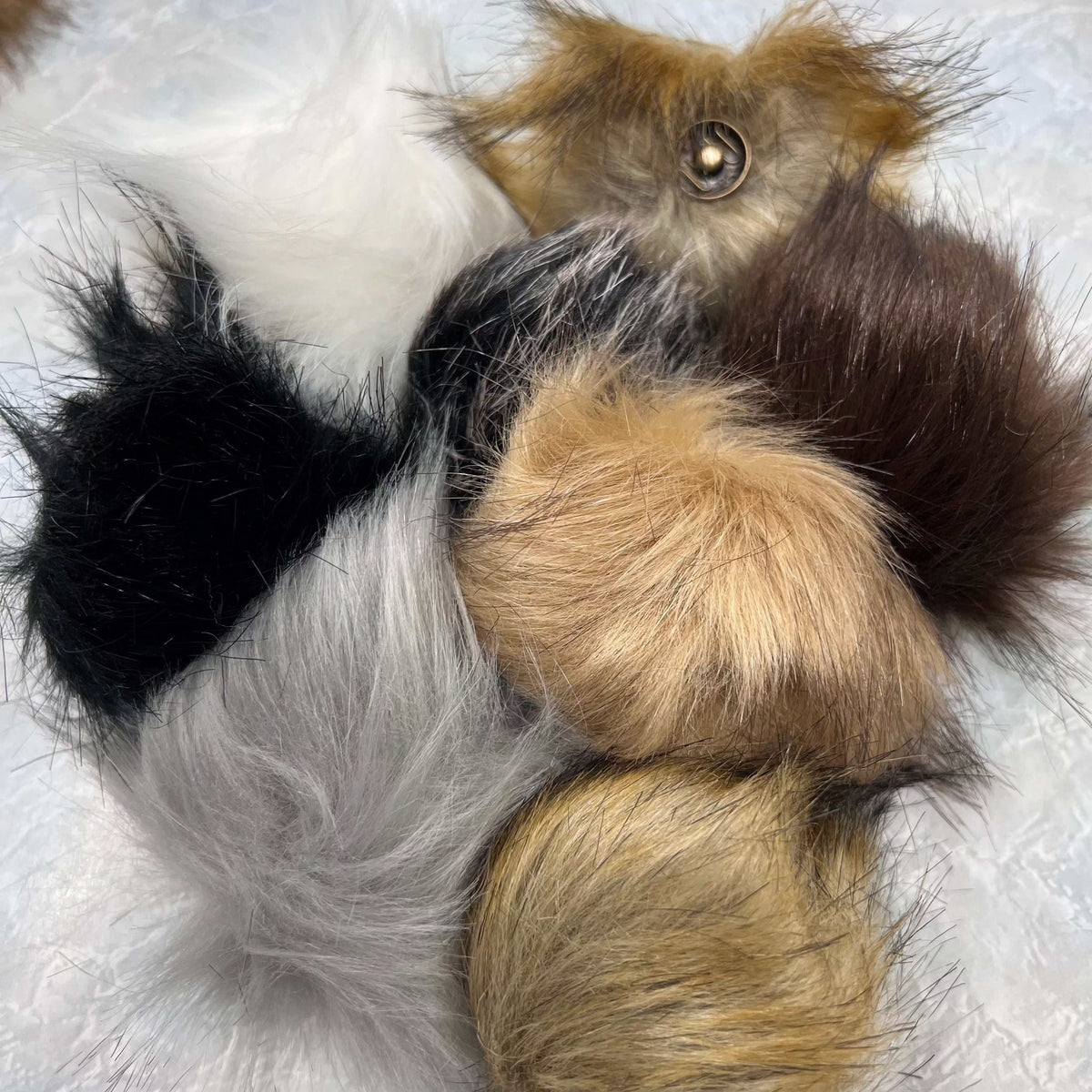 Pom Poms - Medium (6cm) Snap Fastener — Wild & Woolly Yarns