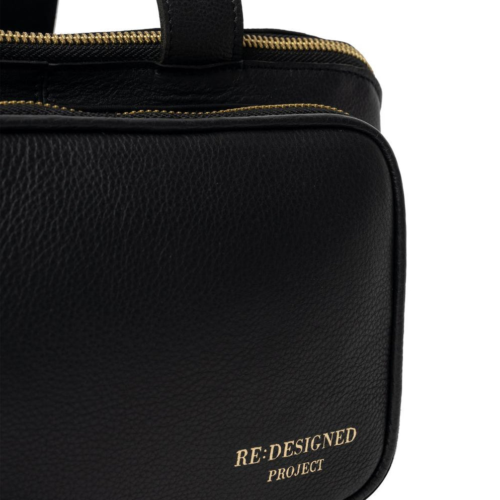 Home Project 39 Knitting Project Bag (Black/Gold)