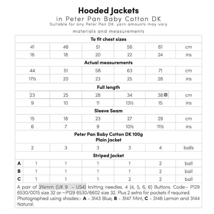 Babies Hooded Jacket Knitting Pattern (P1324) - Wild and Woolly Yarns ...