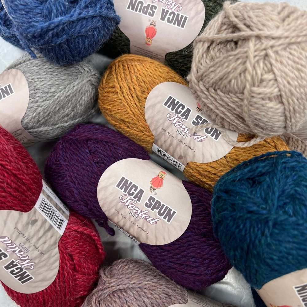 Wild-and-Woolly-Yarns-Yarn-Inca-Spun-Alpaca-Wool-Mix-10Ply-Worsted ...